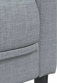 3dílná sedací souprava světle šedá textil 3209229