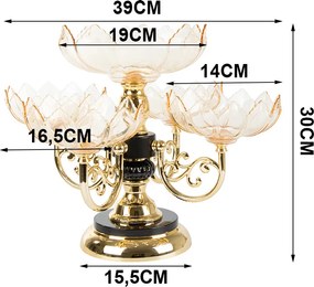 Verk Group Podnos s dortem s hromadou ovoce a sladkostí otočný podnos