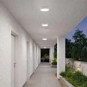 Rabalux Bílé stropní LED svítidlo Shaun Plus kulaté 120mm 7W IP44 75071