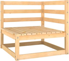 6dílná zahradní sedací souprava s poduškami masivní borovice 3076734