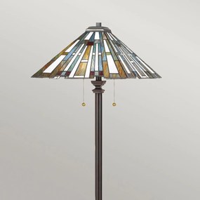 Vitrážová lampa Elstead MAYBECK 158 cm 2xE27 60W