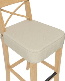 Sedák na židli IKEA Ingolf - barová barva béžová látka pletený vzor
