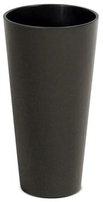 PROSPERPLAST Květináč - TUBUS SLIM Eco Wood Průměr: 30 cm, Barva: kávová