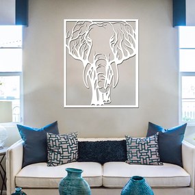 dřevo života Dřevěná dekorace na stěnu SLON Rozměry (cm): 17x20, Barevný vzor: Světlý dub