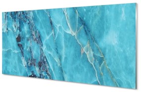 Obraz na skle Marble kamenná zeď 125x50 cm