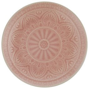 SUMATRA Talíř 25 cm - sv. růžová