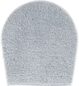 GRUND Koupelnová předložka MELANGE stříbrná Rozměr: 47x50 cm - na víko od WC nebo jako podsedák na židli