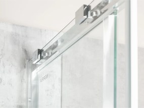Novoterm Čtvercový sprchový kout NV-Solid SQ CHR 90, chrom/transparent - bez vaničky