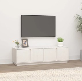 vidaXL TV skříňka 140 x 40 x 40 cm masivní borové dřevo [814461] Barva: Bílá