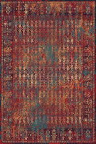 Kusový koberec vlněný Agnella Isfahan Grawe Bordó Červený Rozměr: 240x340 cm
