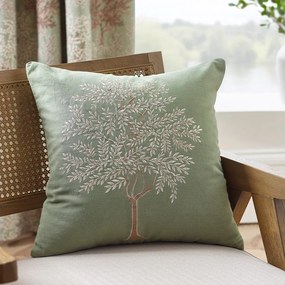 Bavlněný dekorační polštář 45x45 cm Woodland Trees Embroidered – Catherine Lansfield