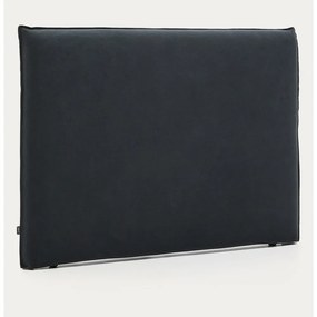 Antracitové čalouněné čelo postele 180x118 cm Jaira – Kave Home