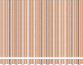 Stahovací markýza Vícebarevný 350 x 250 cm 3330295