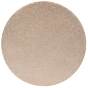 koberec kulatý SOFTY Jednotný, Jednobarevný, béžový velikost kruh 150 cm | krásné koberce cz