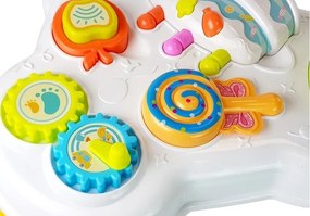 LEAN Toys Vzdělávací stolek se sladkostmi a zvuky pro miminko