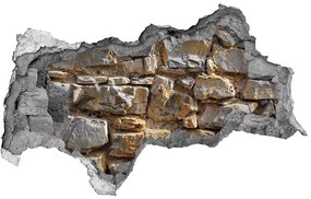 Wallmuralia Fotoobraz díra na stěnu Kamenná zeď 95x73 cm