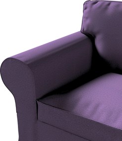 Potah na křeslo IKEA Ektorp barva fialová látka pletený vzor