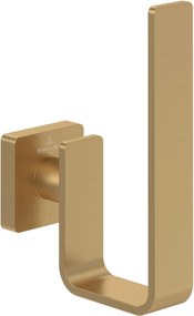 Villeroy & Boch Elements Striking - Držák toaletního papíru rezervní, kartáčované zlato TVA15201500076