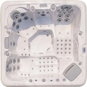 Relax na MAX Venkovní vířivka MaxSpa pro 5 osob, 79 trysek, 230 × 230 cm Barva: odyssea, Barva bočnice: šedá