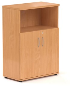 NABYTEK-DESIGNOVY.CZ - S382 03 - Kancelářská skříň Komfort, 80x38,5x113 cm, dveře 2/3 , calvados