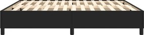 Rám postele s boxspringem černá 180 x 200 cm umělá kůže 3121059
