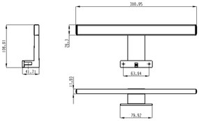 Aqualine, SERAPA LED svítilna 5W, SA147