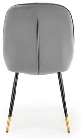Designová židle Liza šedá
