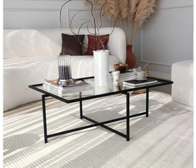 Designový konferenční stolek Vallerie 94 cm černý