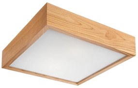 Stropní svítidlo OAK SQUARE 2xE27/60W/230V dub 37,5 cm