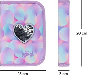 BAAGL Školní penál jednopatrový Candy