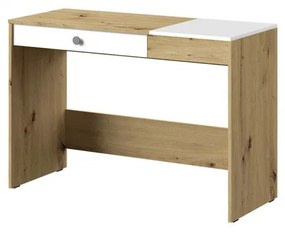 Psací stůl Wurak WK10 120, Barva: dub artisan / bílý + šedý
