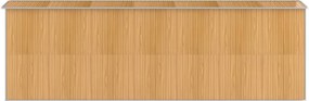 Zahradní kůlna světle hnědá 192x606x223 cm pozinkovaná ocel 3147476