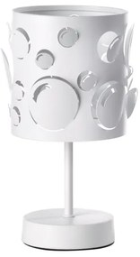 ONLI - Stolní lampa BOLLICINE 1xE14/6W/230V 22 cm bílá