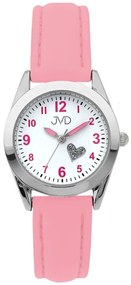 Dětské dívčí náramkové čitelné hodinky JVD J7178.2 se srdíčkem
