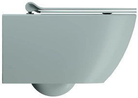 GSI GSI, PURA závěsná WC mísa, Swirlflush, 36x55cm, ghiaccio dual-mat, 881515