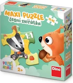DINO Lesní zvířátka / 15 dílků / XL / od 2 let