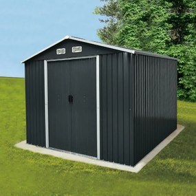Avenberg Zahradní domek na nářadí 3 x 2,4 m SD-X0810-H170, antracit, 3 x 2,4 cm