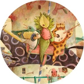 DJECO Panoramatické puzzle Skvělá jízda / 100 dílků / rozměr 97 x 33 c