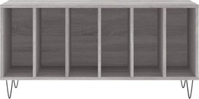 vidaXL Skříňka na LP desky 100 x 38 x 48 cm kompozitní dřevo [831754] Barva: šedá sonoma