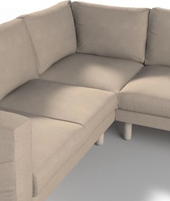 Potah na pohovku IKEA Norsborg rohová 4-místná barva béžová látka pletený vzor