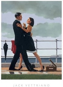 Umělecký tisk Jack Vettriano - Anniversary Waltz, Jack Vettriano, (50 x 70 cm)