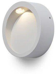 RENDL R12610 AMBER LED nástěnná lampa, poziční šedá