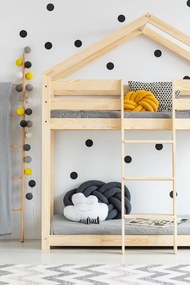 Adeko Patrová postel domeček Mila DMP Velikost postele: 190x80 cm Barva: dekor přírodní dřevo přírodní