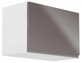 Horní kuchyňská skříňka G60K Aurellia (bílá + lesk šedý). 1015804