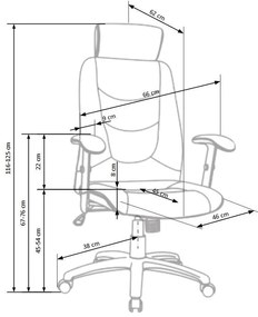 Kancelářská židle Stilo, černá
