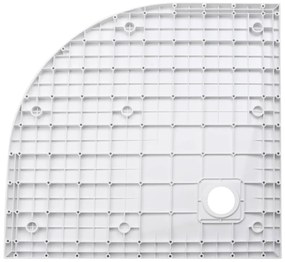 vidaXL Marketos Sprchová vanička SMC bílá 90 x 90 cm