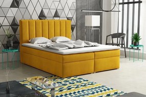 Casarredo - Komfort nábytek Čalouněná postel LUCINI BOX 140x200, s úložným prostorem, výběr látek | potah: bluvel 10