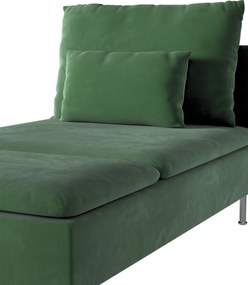 Potah na lenošku Söderhamn barva zelená látka lesklé, sametová