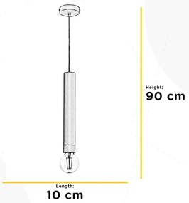 ONLI - Lustr na lanku DORA 1xE27/15W/230V černá