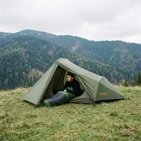 NILS Camp NC1705 Spací pytel Ultralight černý/zelený